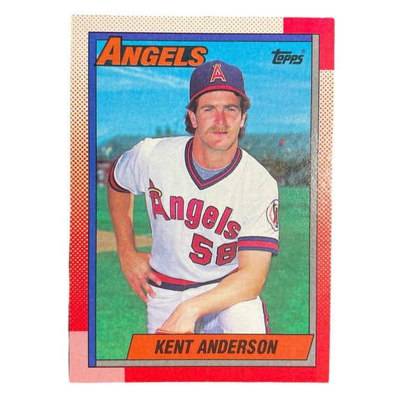 Patagonia | Accessories | 99 Kent Anderson California Angels Topps Baseball Card 16 | Poshmark
